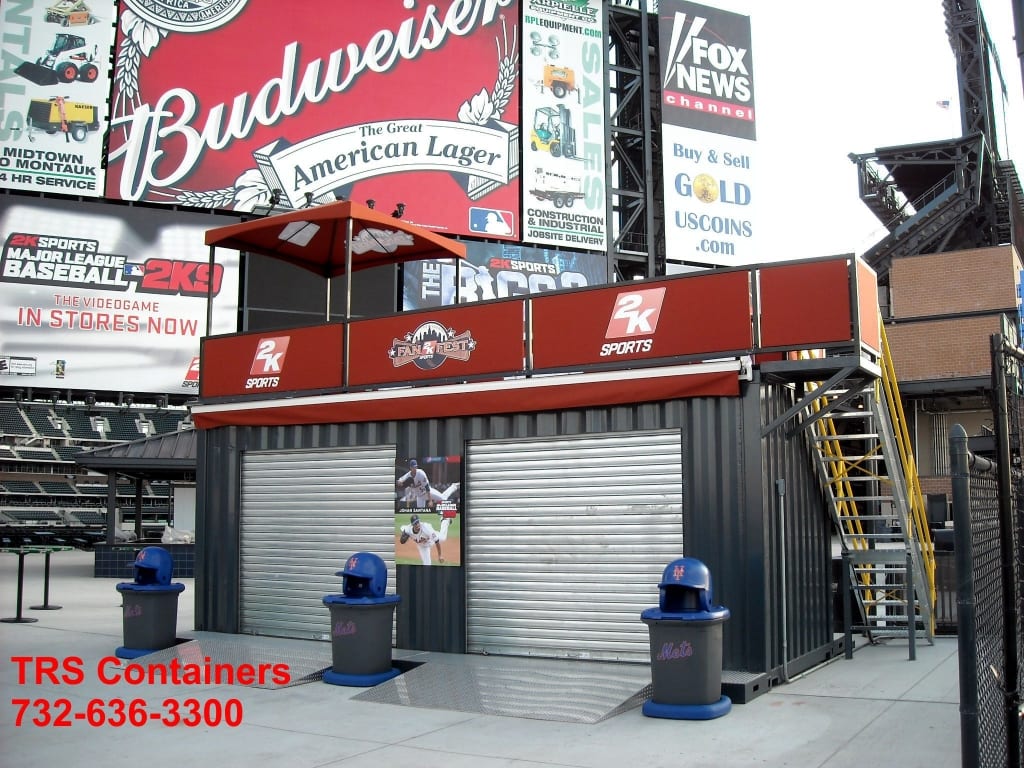 TRS modifies steel shipping containers into event kiosks, bars, houses ...