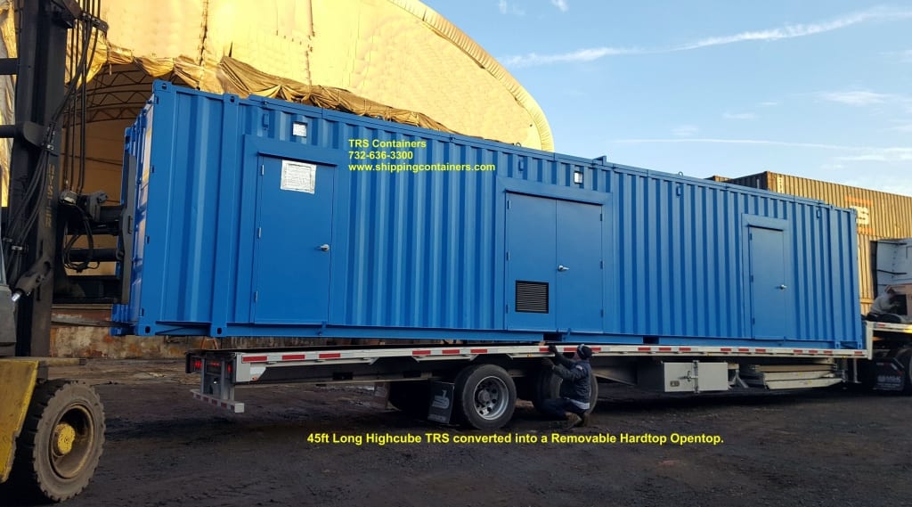 TRS modifies steel shipping containers into event kiosks, bars, houses ...