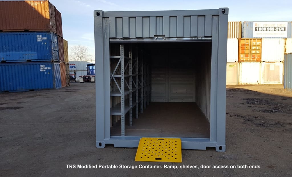 TRS modifies steel shipping containers into event kiosks, bars, houses ...